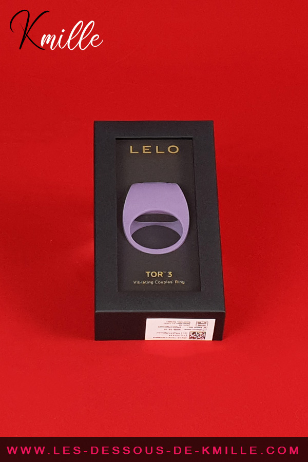 L'anneau pénien connecté Lelo Tor 3, pour des Vibrations Complices