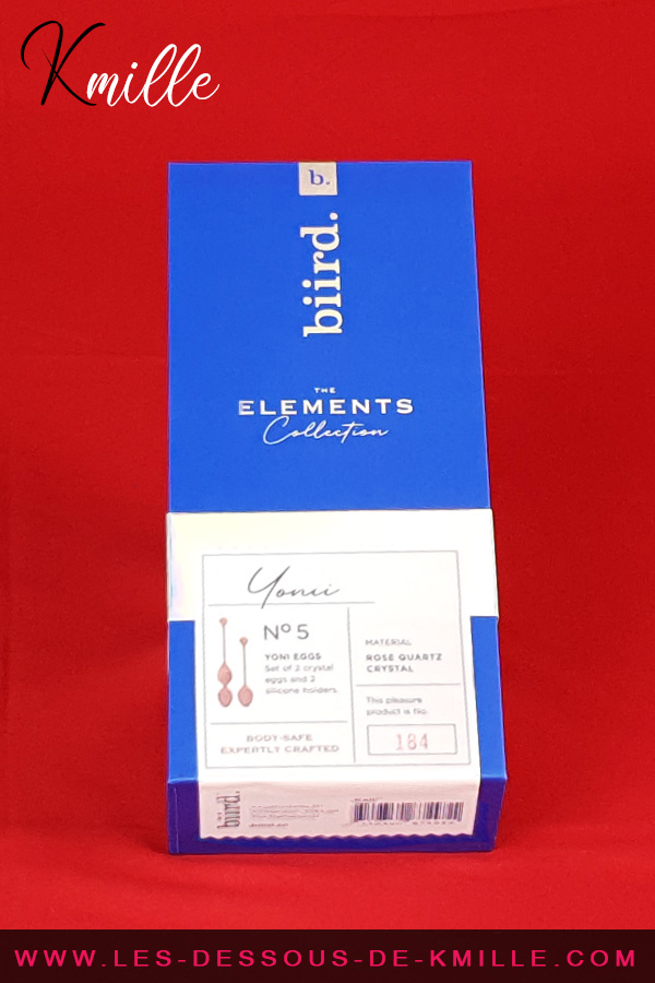 Les oeufs de yoni en quartz rose Yonii, de la marque Biird